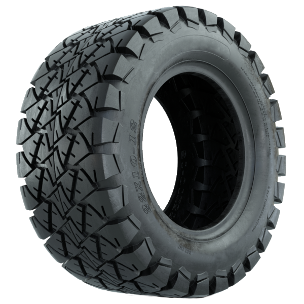 Golf Cart - 12in. Off Road 23x10.5x12 on ITP Hurricane Black/Machine ...