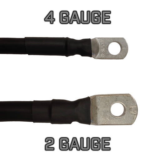Complete Cart Heavy Duty Cable Set (4 Ga. or 2 Ga.) for Motor/Controll ...